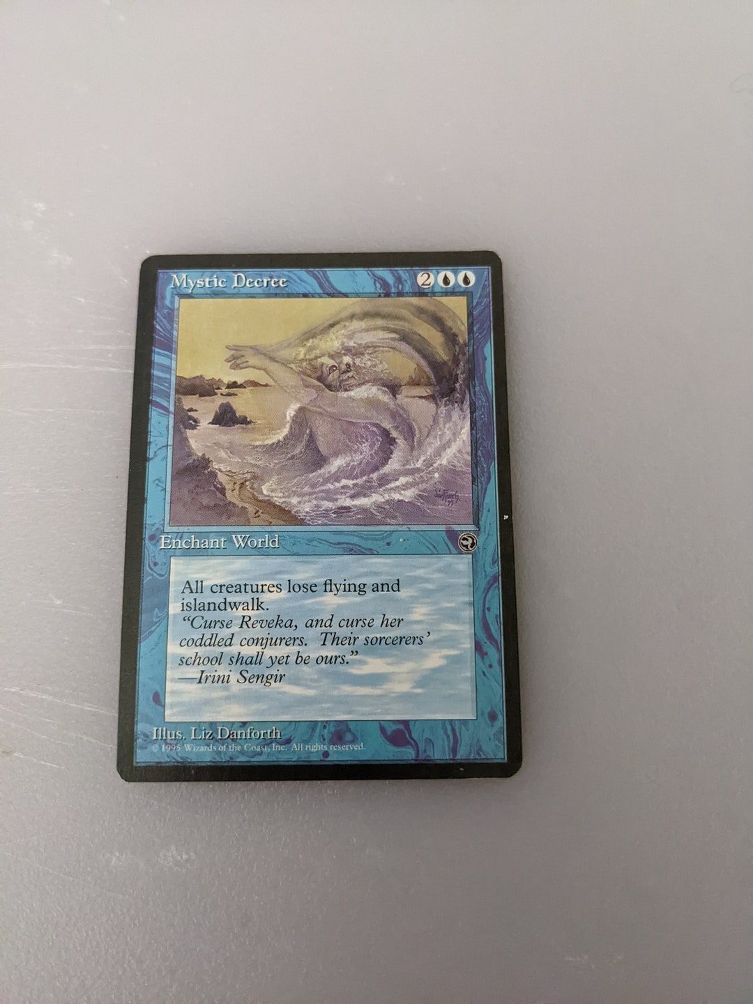Enchant World Card From Magic the Gathering Cards - Etsy