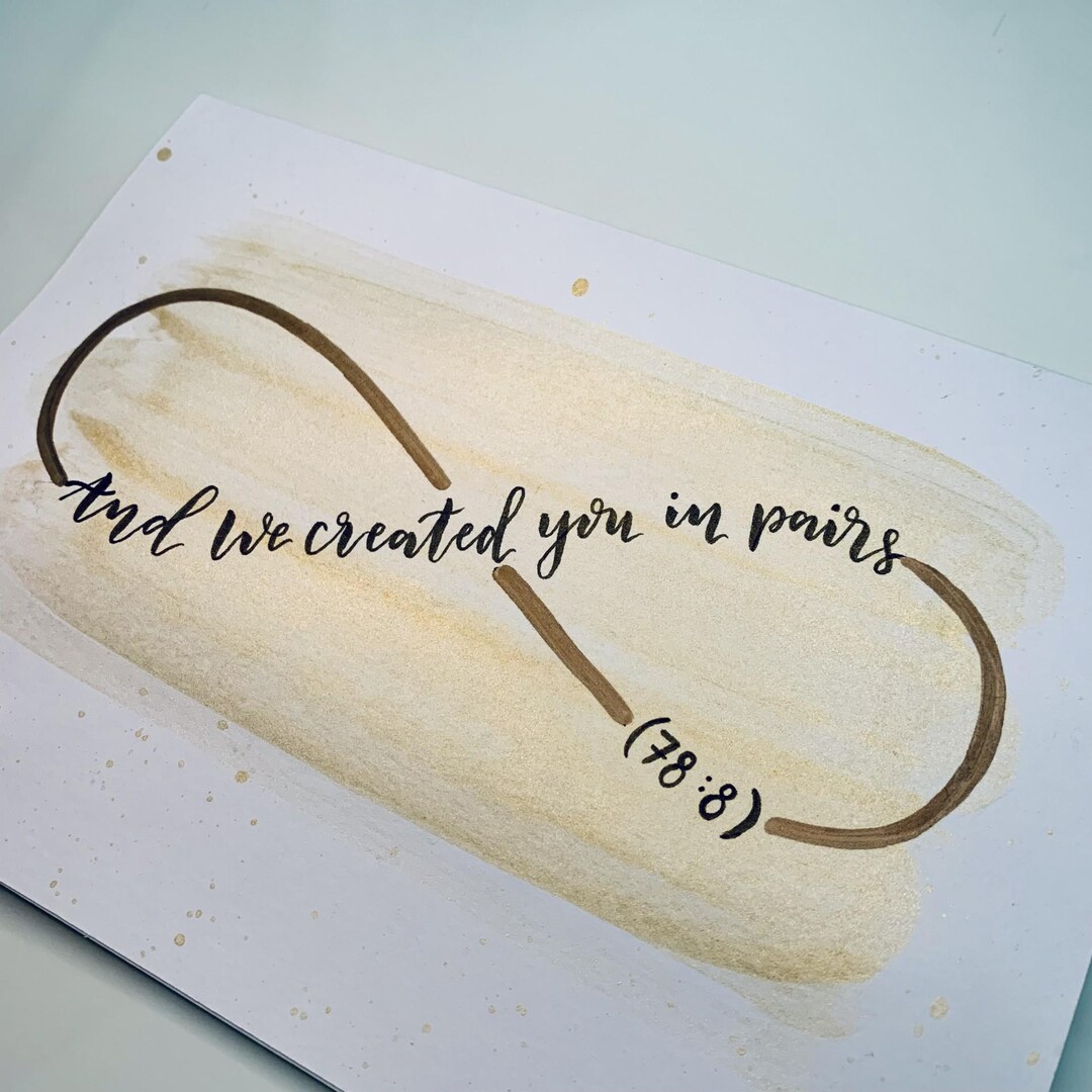 Infinity Nikah Wedding Card Islamic Nikah Wedding Card, Hand Made, Hand ...