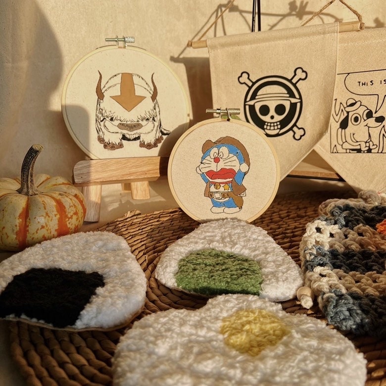 Doraemon Embroidery - Etsy