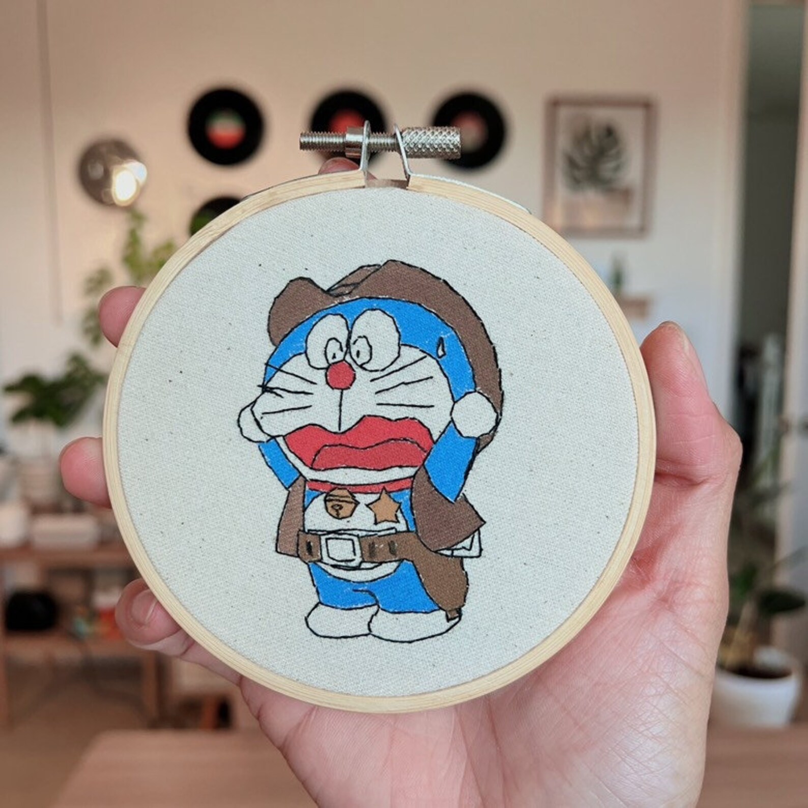Doraemon Embroidery - Etsy