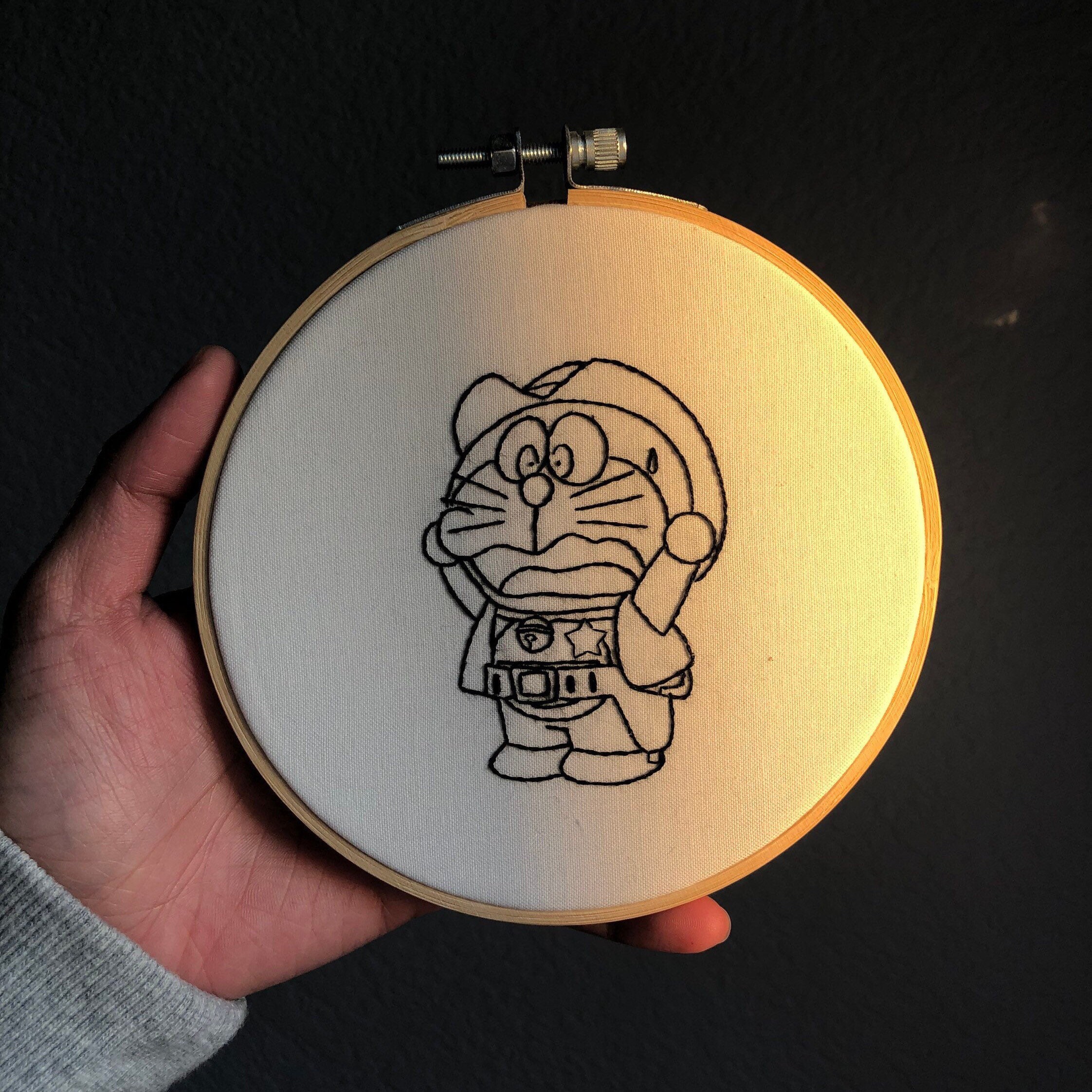 Doraemon Embroidery - Etsy