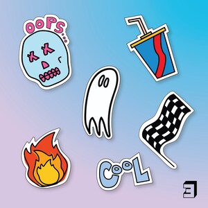 Doodle Sticker Packs - Etsy