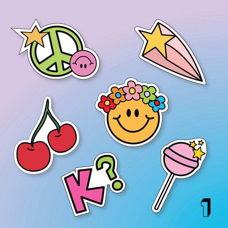 Doodle Sticker Packs - Etsy