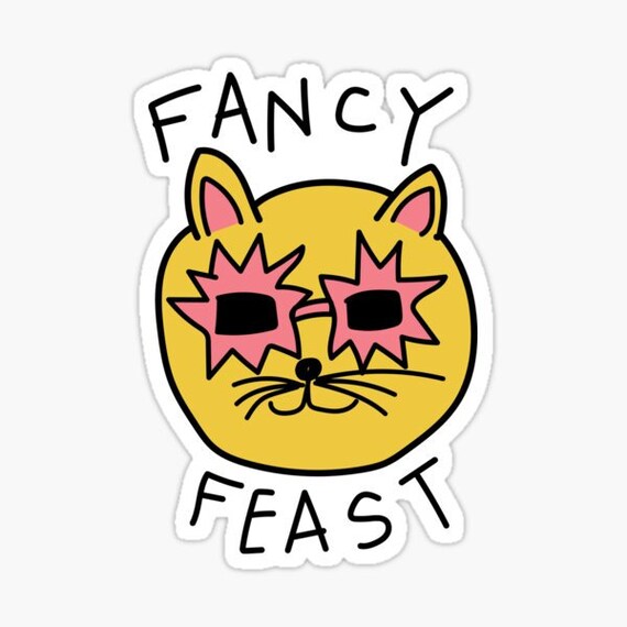 Fancy Feast Sticker - Etsy