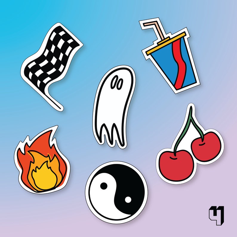 Doodle Sticker Packs - Etsy