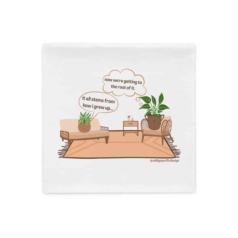 Plant Therapy Pillow Case, Therapy Office Decor, Therapy Office Pillows ...