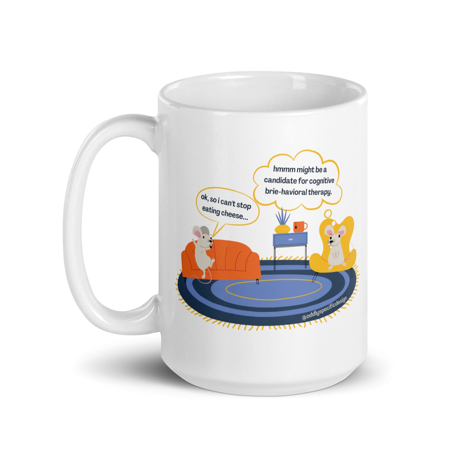 Funny Therapist Mug Psychiatrist Mug CBT Therapy Mug Mental - Etsy