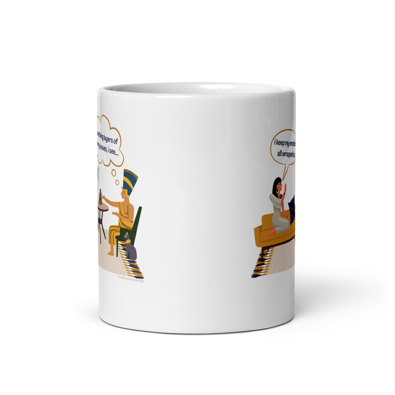 Funny Therapist Mug, Mummy Issues Mug, Therapy Humor, Mental Health Mug ...
