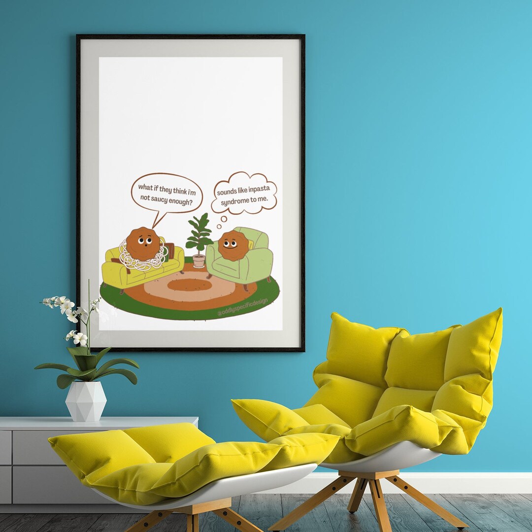 Funny Therapy Office Decor, Imposter Syndrome, Therapy Office Decor ...