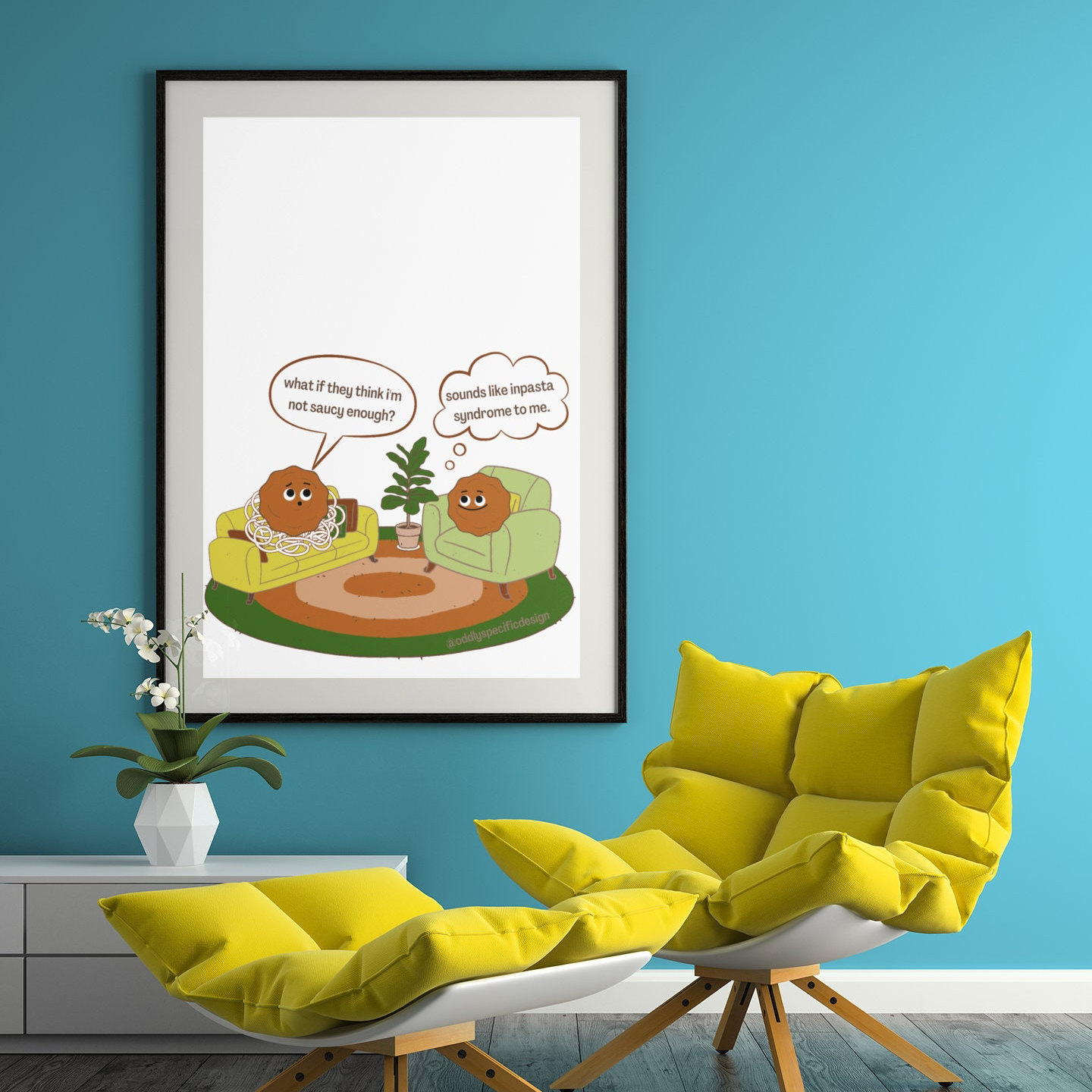 Funny Therapy Office Decor, Imposter Syndrome, Therapy Office Decor ...