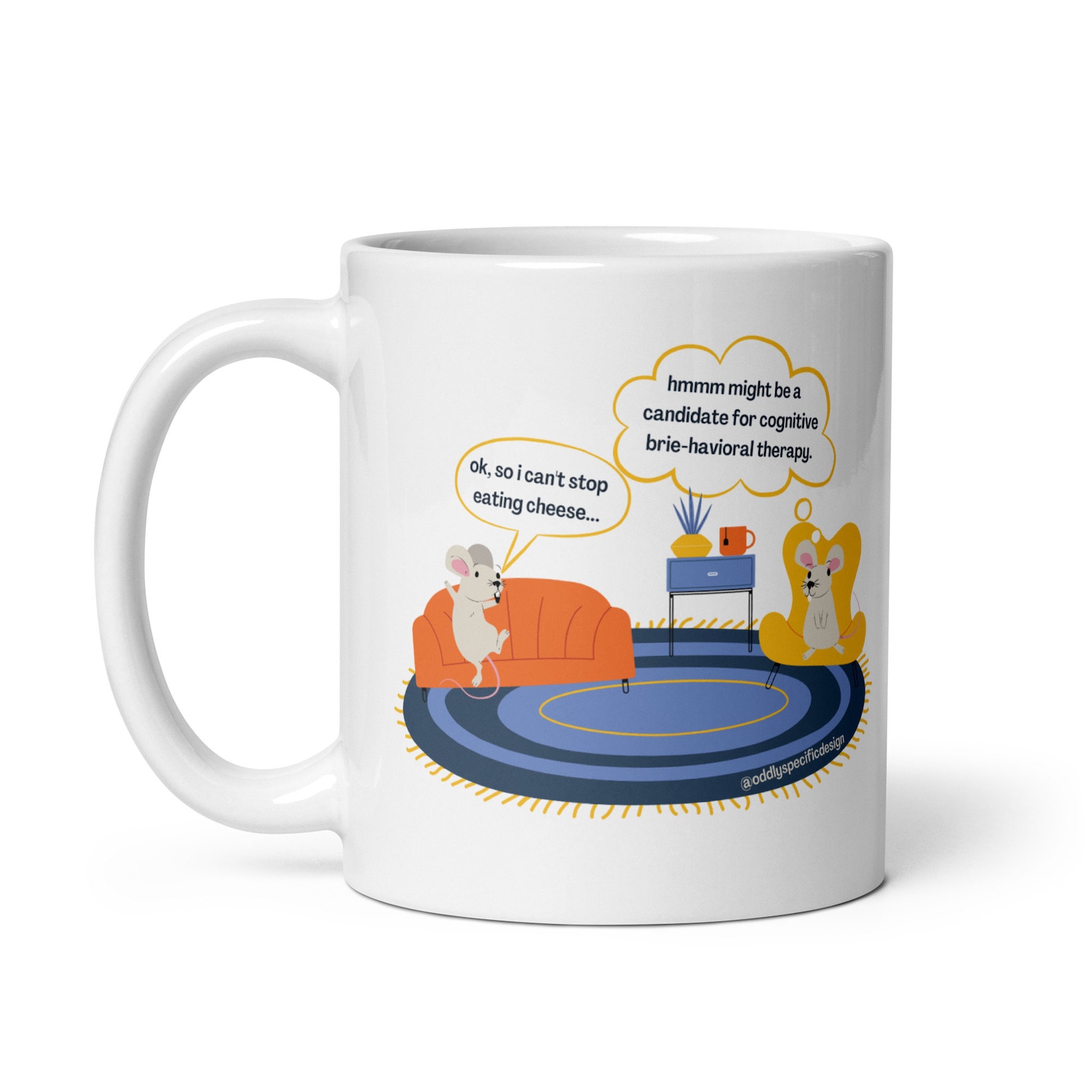 Funny Therapist Mug Psychiatrist Mug CBT Therapy Mug Mental - Etsy