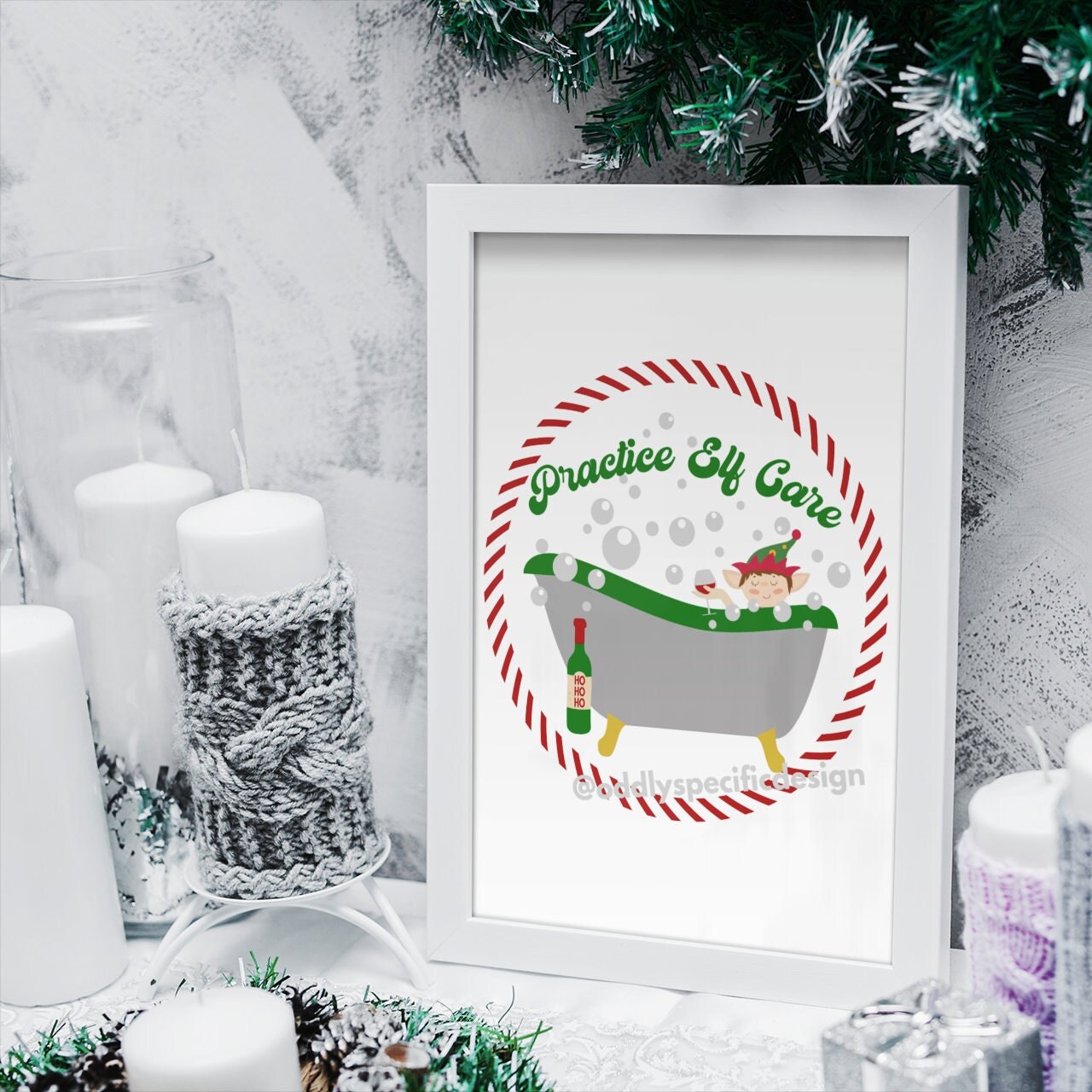 Practice Elf Care Printable Wall Art Printable Christmas Art - Etsy
