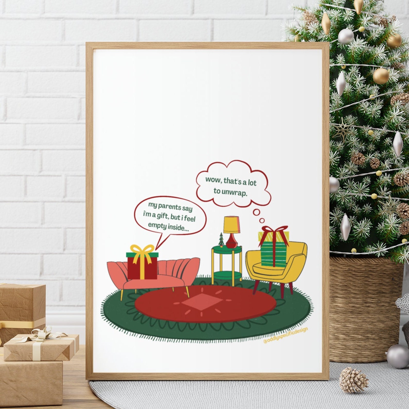 Funny Therapy Office Decor, Christmas Therapy, Therapy Office Decor ...