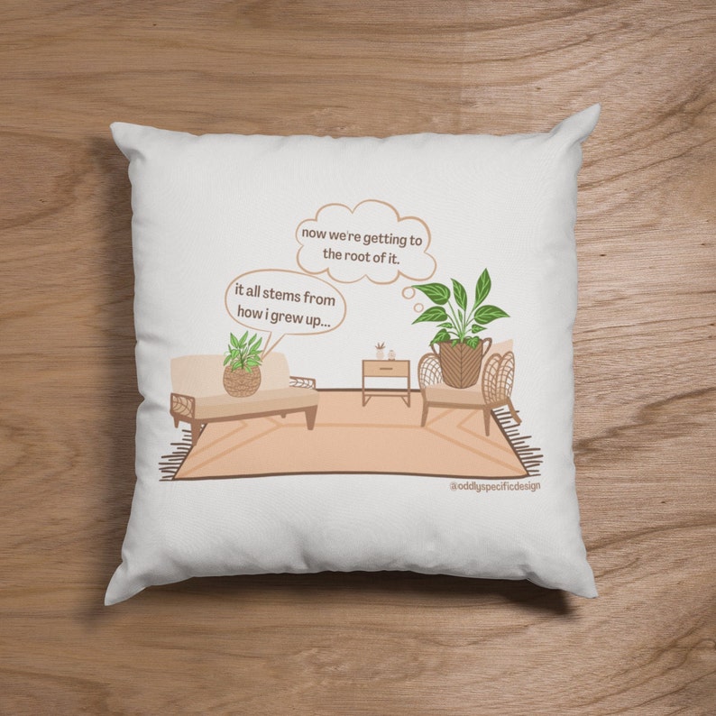Plant Therapy Pillow Case, Therapy Office Decor, Therapy Office Pillows ...