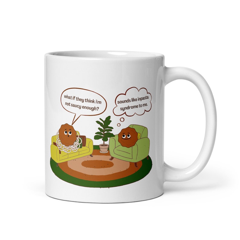 Funny Therapist Mug, Psychiatrist Mug, Imposter Syndrome, Anxiety Humor ...
