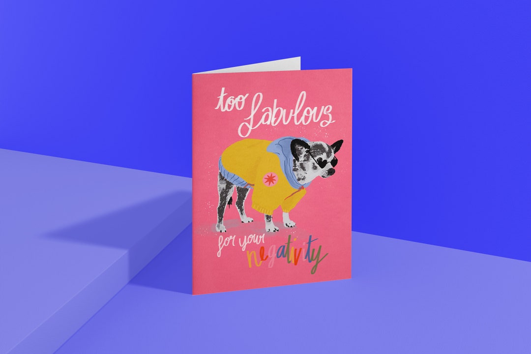 Positive Attitude Card - Etsy