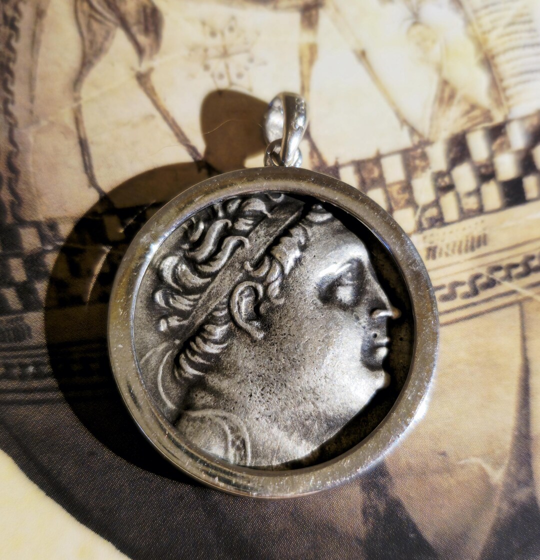 Ancient Greek Coin Pendant, Nikomedes II of the Bithynian Kingdom ...