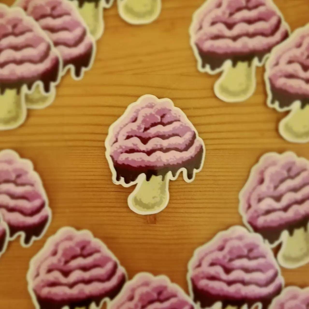 Brain Spore - Sticker - Etsy