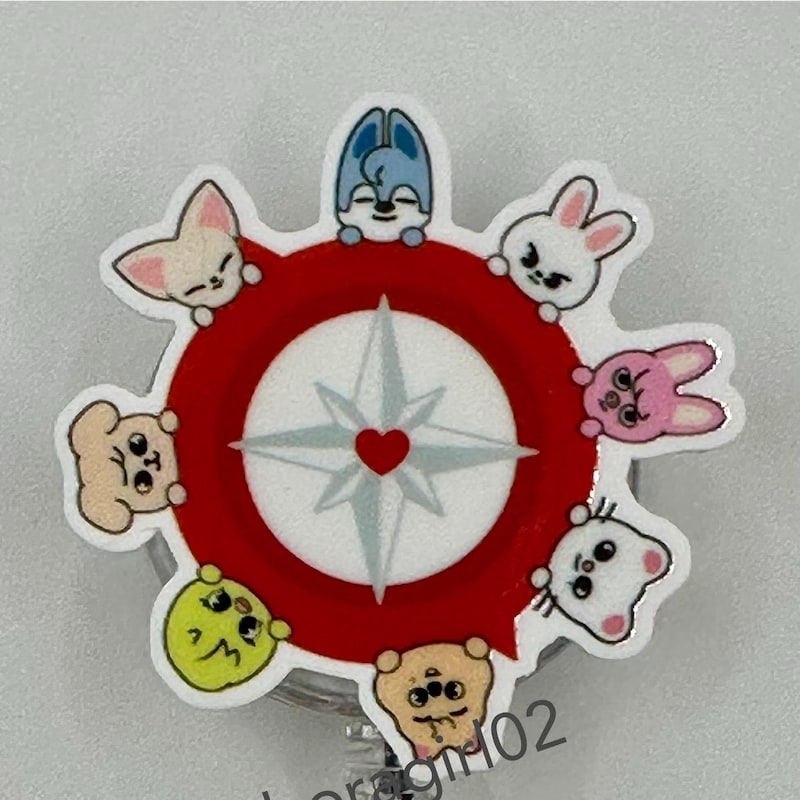Kpop Id Retractable Badge - Etsy