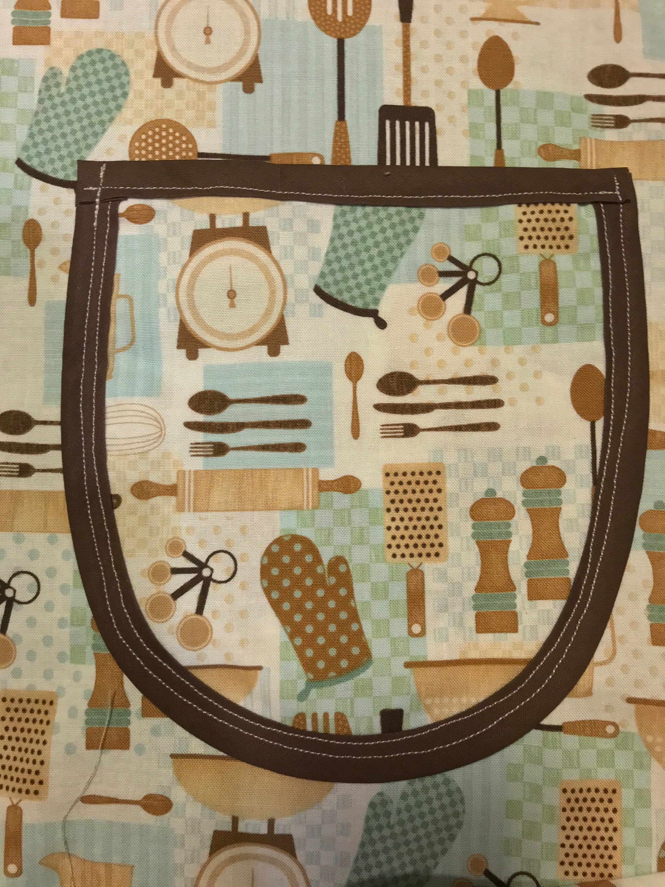 Retro Ruffle Cotton Apron multiple Designs - Etsy