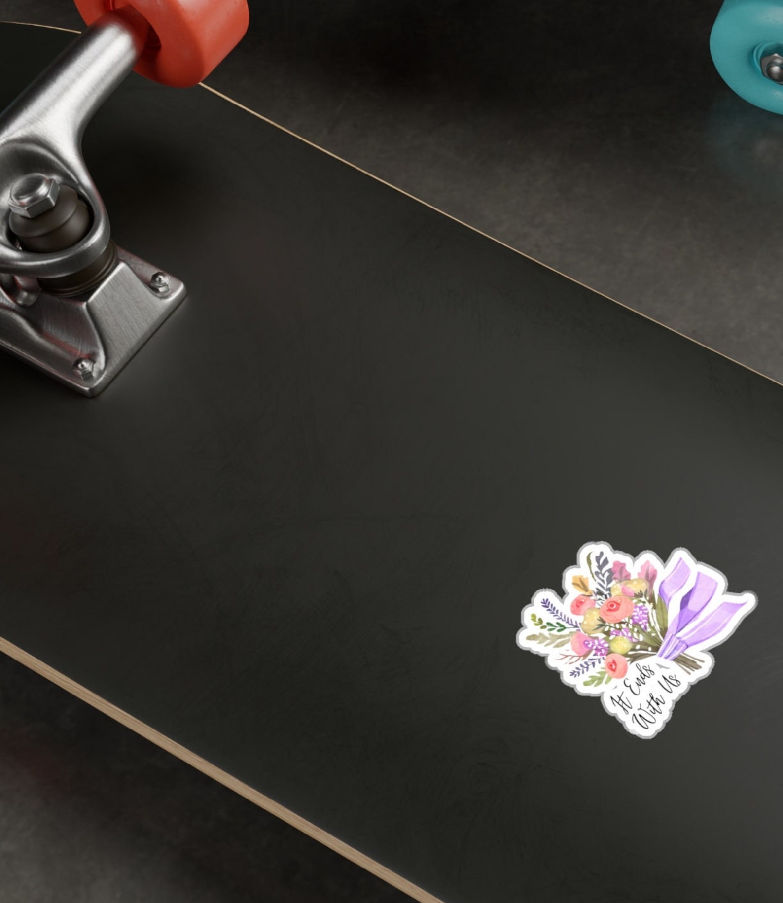 In Ends With Us 3"x3" Sticker, Colleen Hoover Quote, It Ends With Us ...