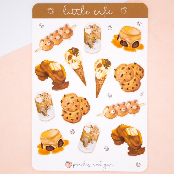 Cute Food Stickers - Etsy