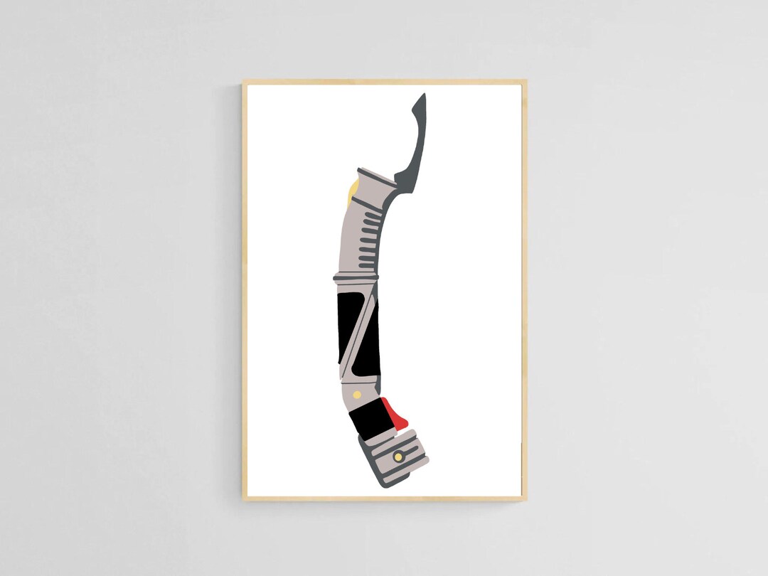 Count Dooku's Lightsaber Art Print - Etsy