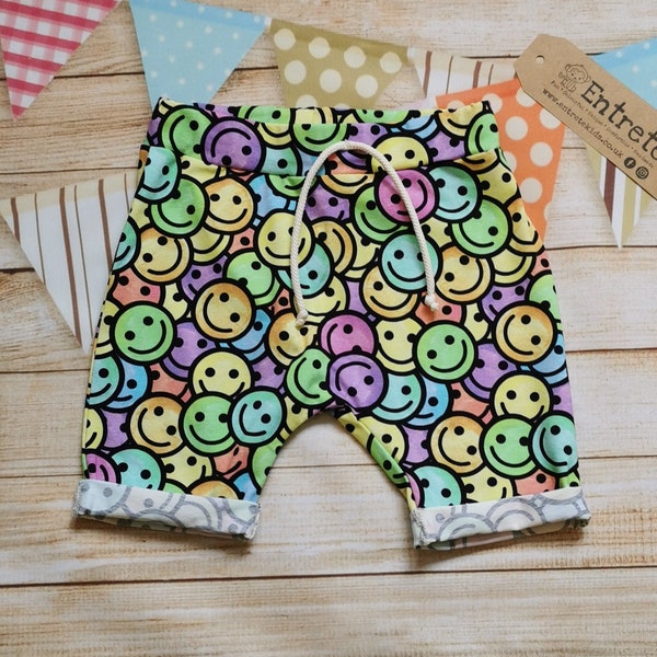 Smiley Face Shorts - Etsy