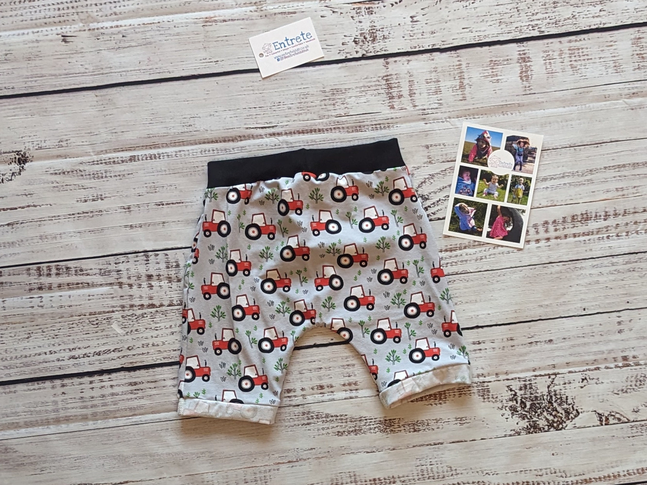 Farm Tractors Shorts | Tractors Harem Shorts | Unisex Tractor Shorts ...