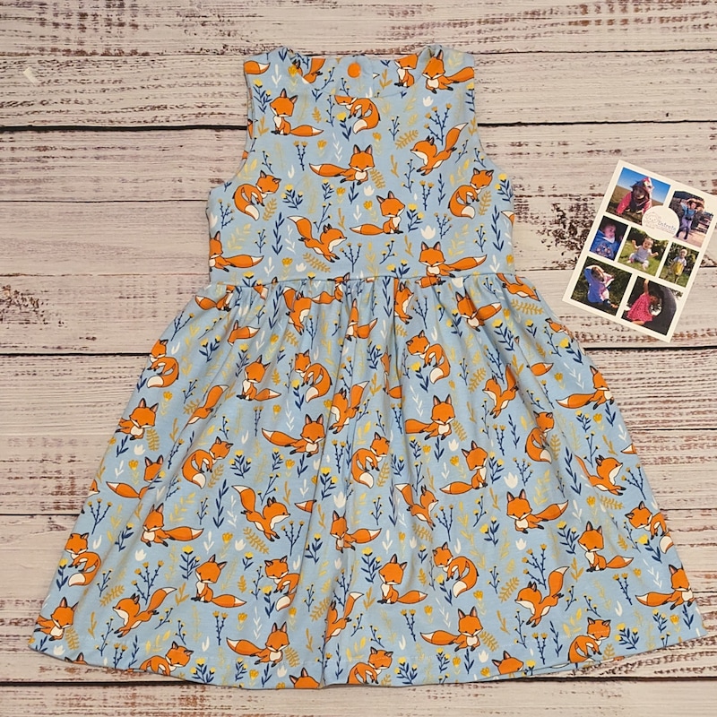 Girls Fox Dress - Etsy