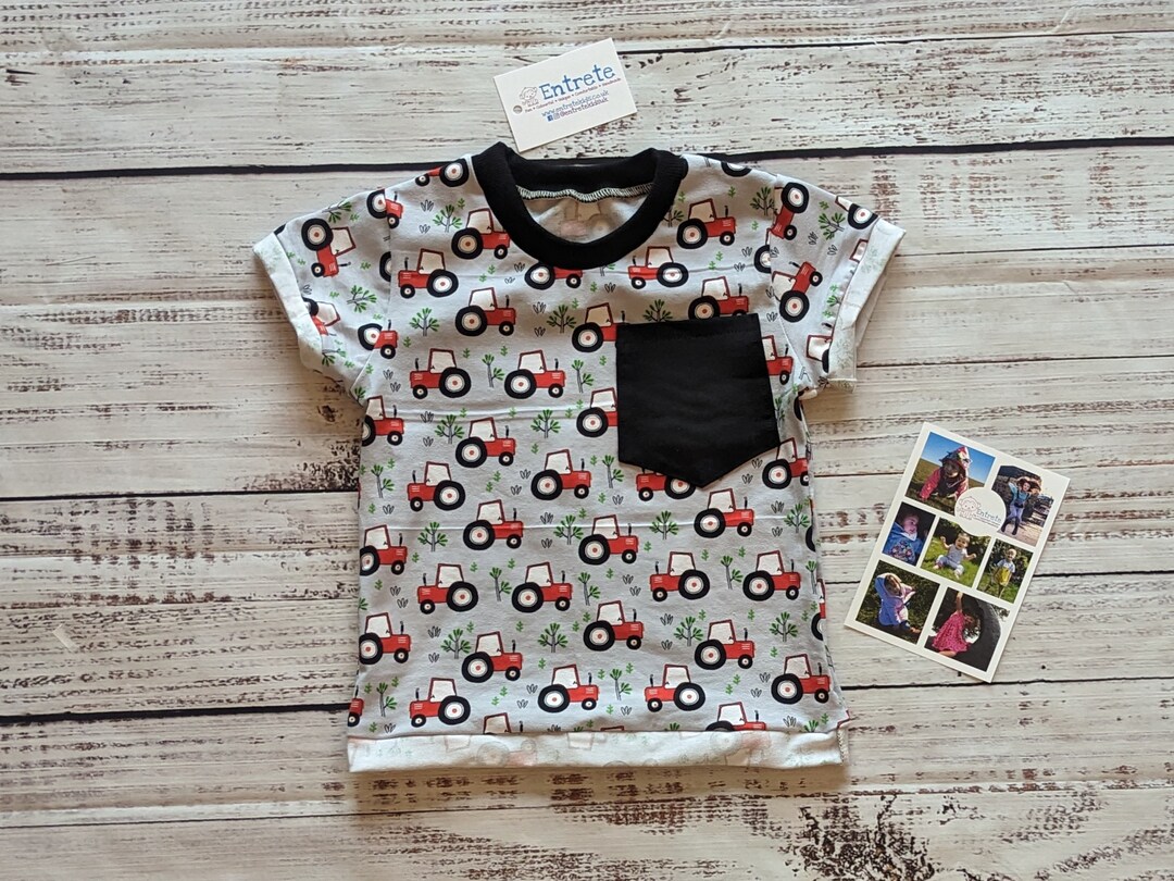 Farm Tractors Top | Fun Tractor Top | Kids Tractor Tee | Unisex ...