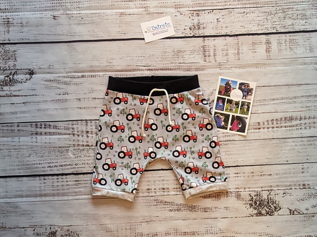 Farm Tractors Shorts | Tractors Harem Shorts | Unisex Tractor Shorts ...