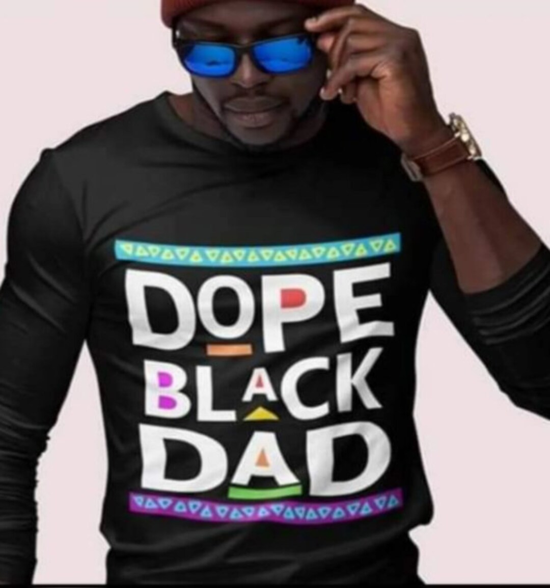 Dope Black Dad Svg and Png - Etsy