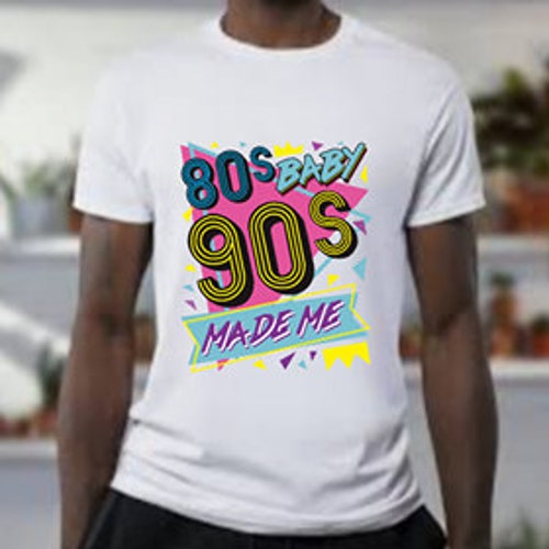 Layered 80's Baby 90's Raised Me Svg Dxf PNG - Etsy