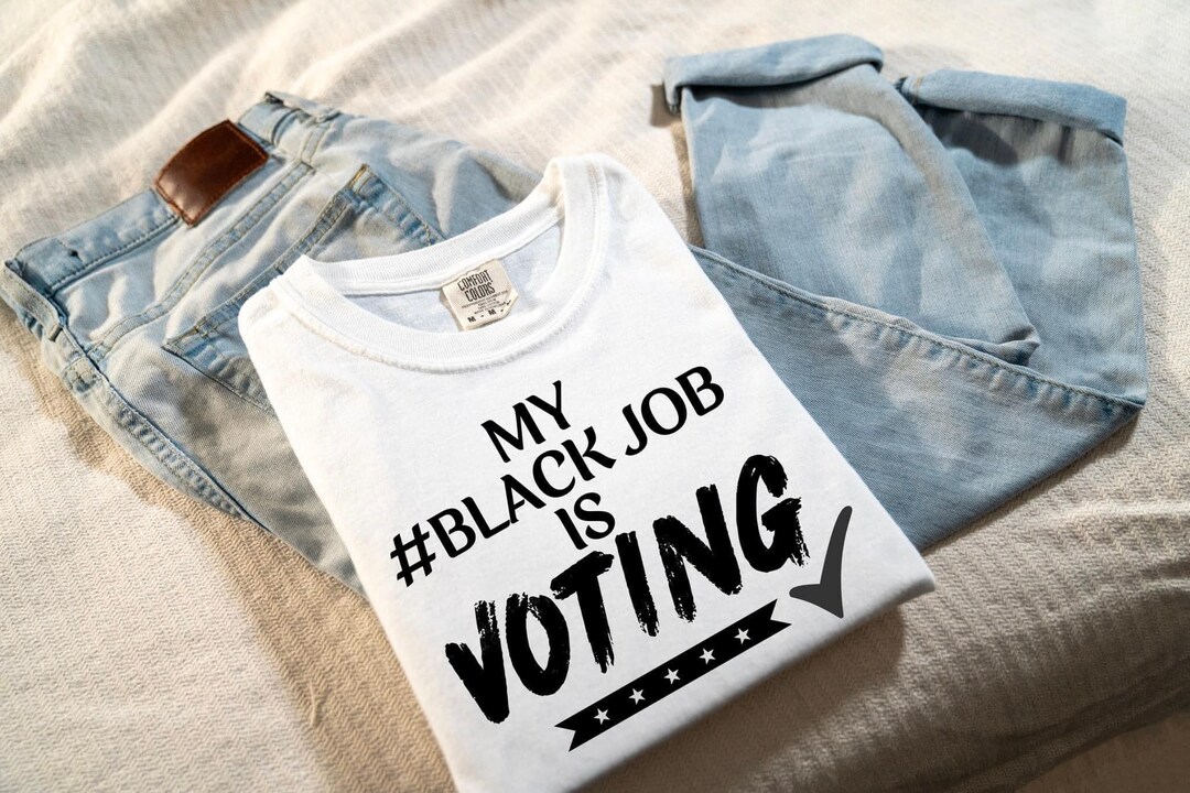 My Black Job is Voting Svg and Png - Etsy