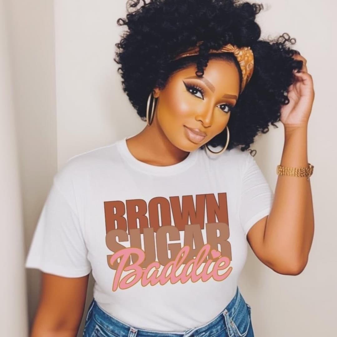Brown Sugar Baddie SVG and PNG File - Etsy Canada