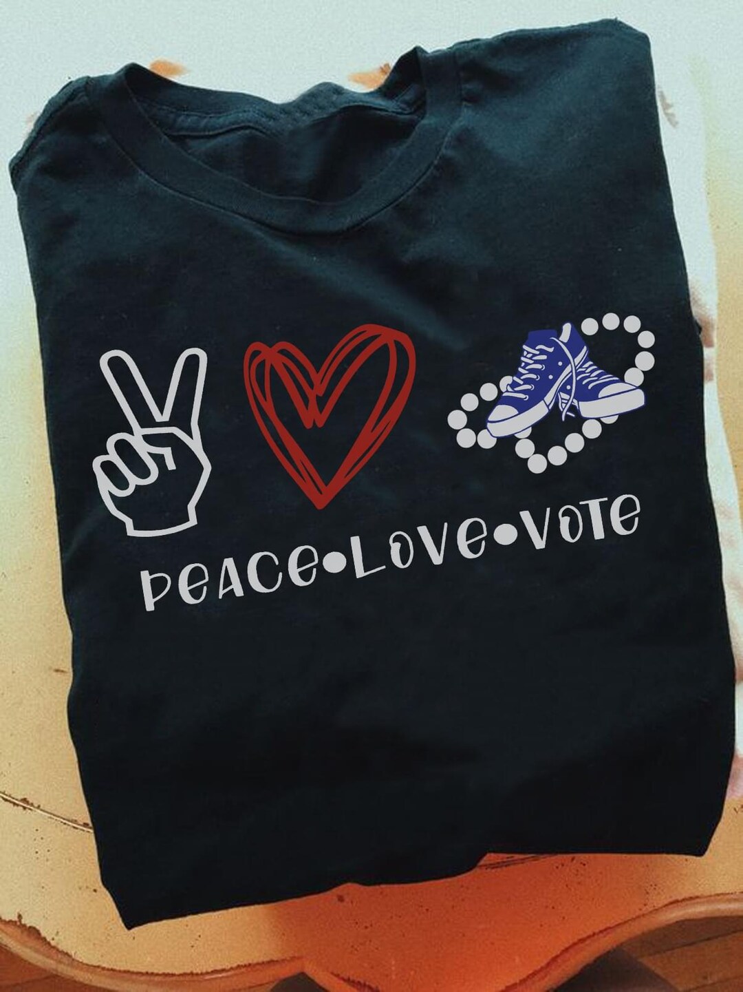 Peace Love Vote Svg Png - Etsy
