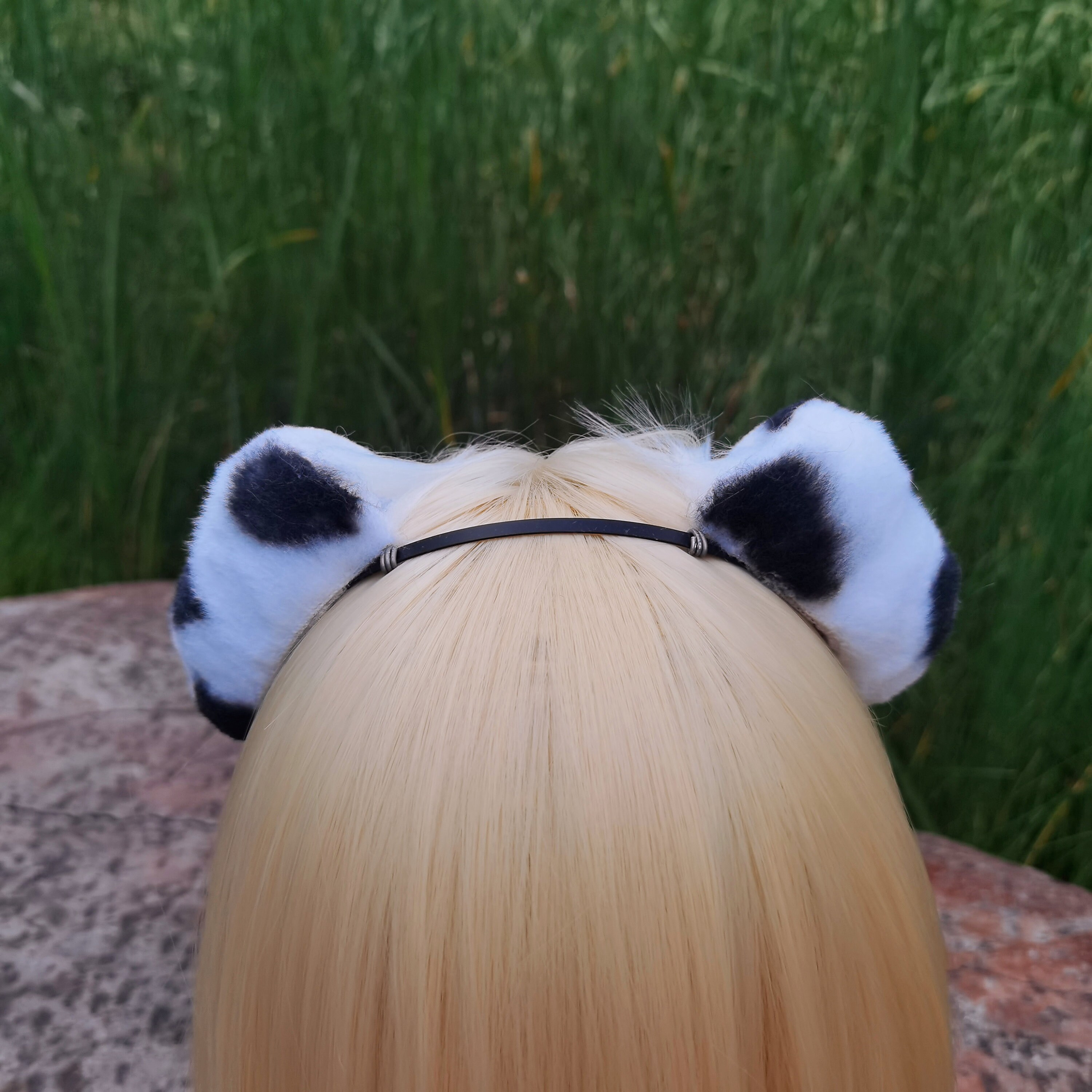 Cute Spotty Dog/dalmatians Ears Headbanddog Earsrealistic - Etsy