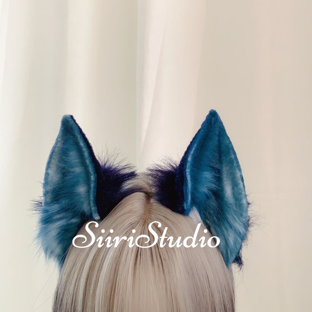 Blue Anime & Cartoon Ears Headbandhalloween Cosplay Costume ...