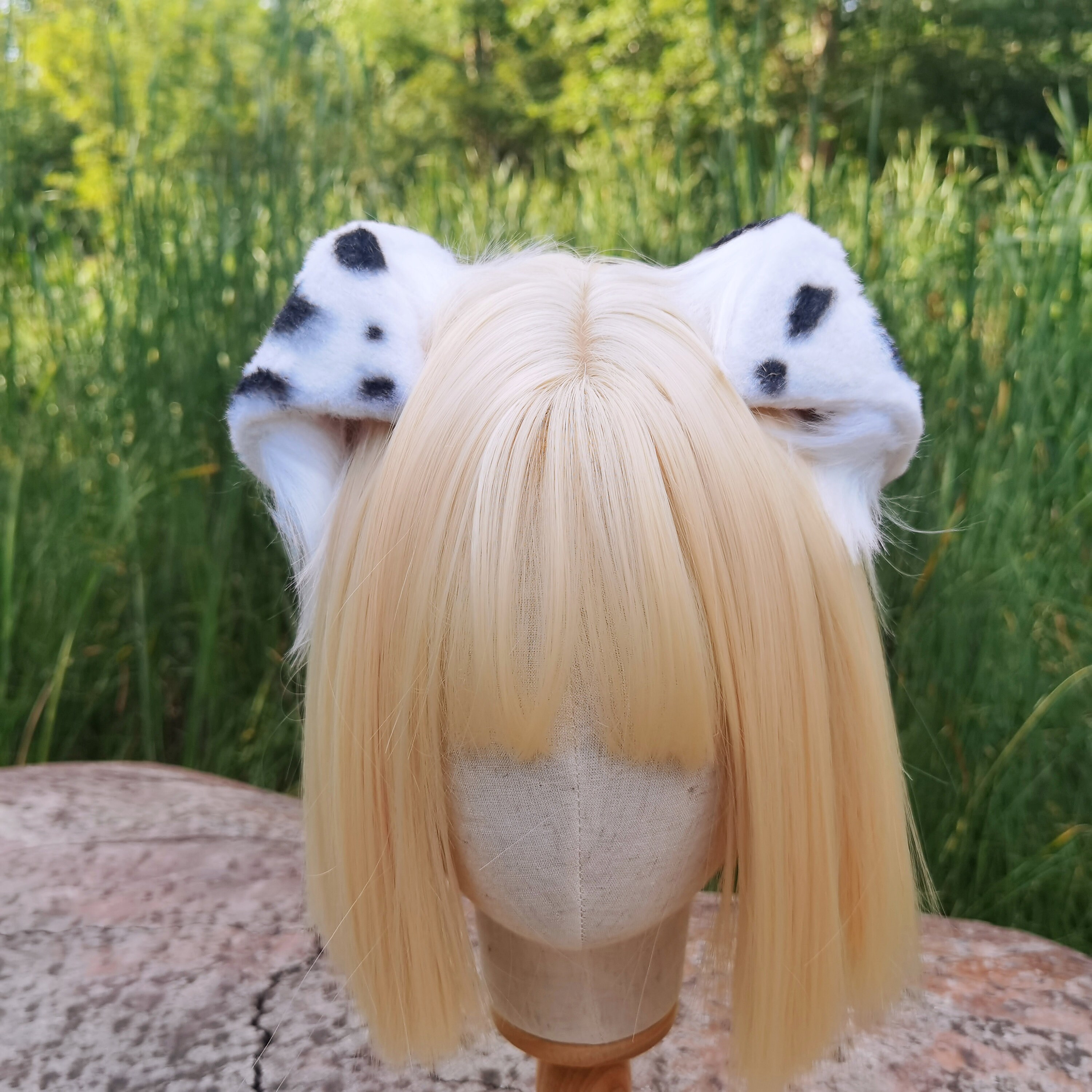 Cute Spotty Dog/dalmatians Ears Headbanddog Earsrealistic - Etsy