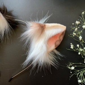 2.36/6cm Realistic Cat Ears Headband,kitten Ears,cosplay Cat,animal ...