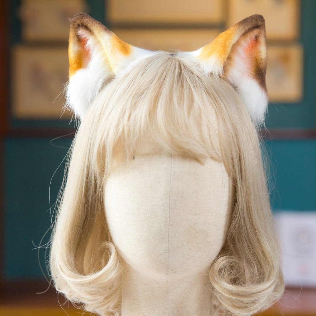 Realistic Cat Ears,tabby Cat Ears,calico Females Cat,cat Ears Headband ...