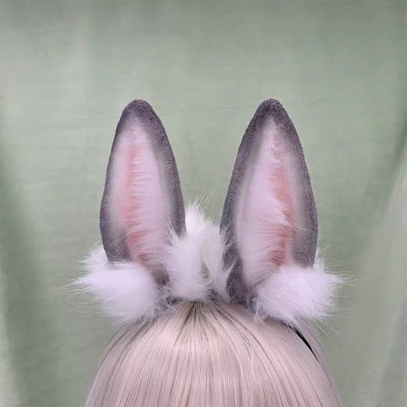 Bunny Ears Headbandrealistic Animal Earscosplay Earsbrown | Etsy
