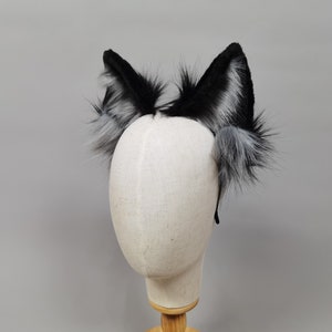 Realistic Wolf Ears and Tail Set,werewolf Ears and Tail,black Wolves ...