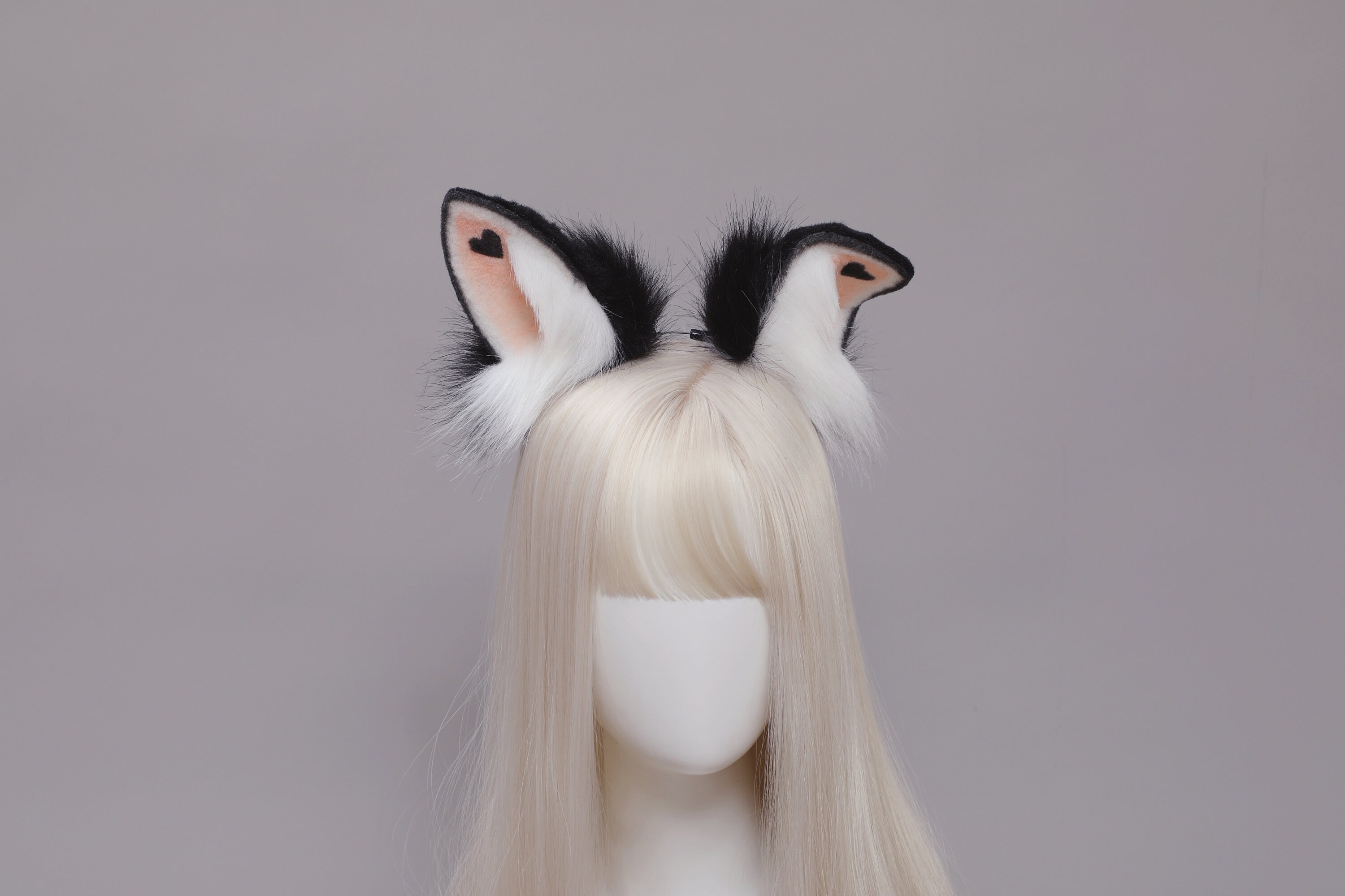 4.8 Multicolor Rabbit Ear With Heart ShapeCute Bunny | Etsy