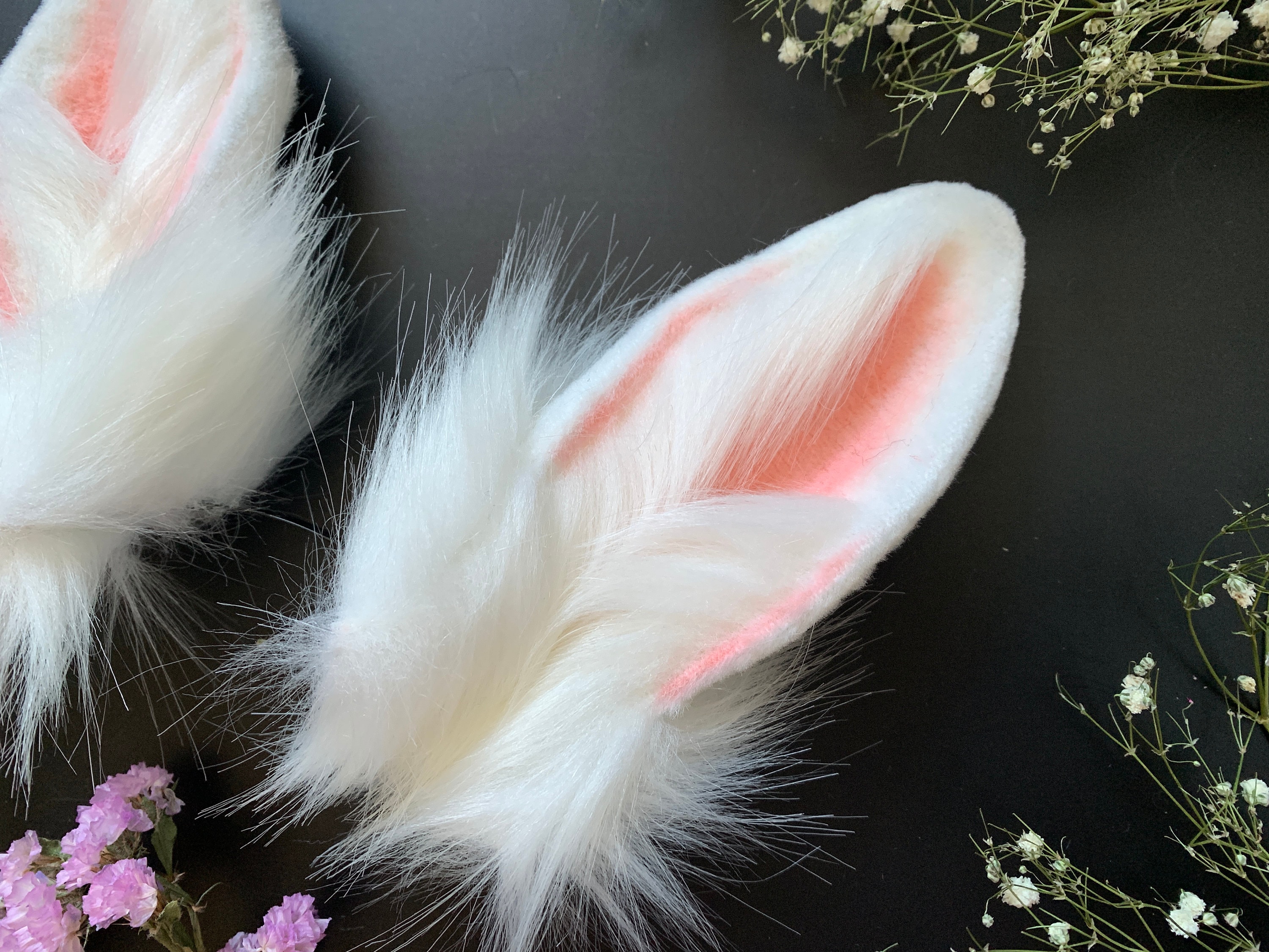 4.72/12cm Sexy Bunny Earswhite Pink Bunny Ears | Etsy