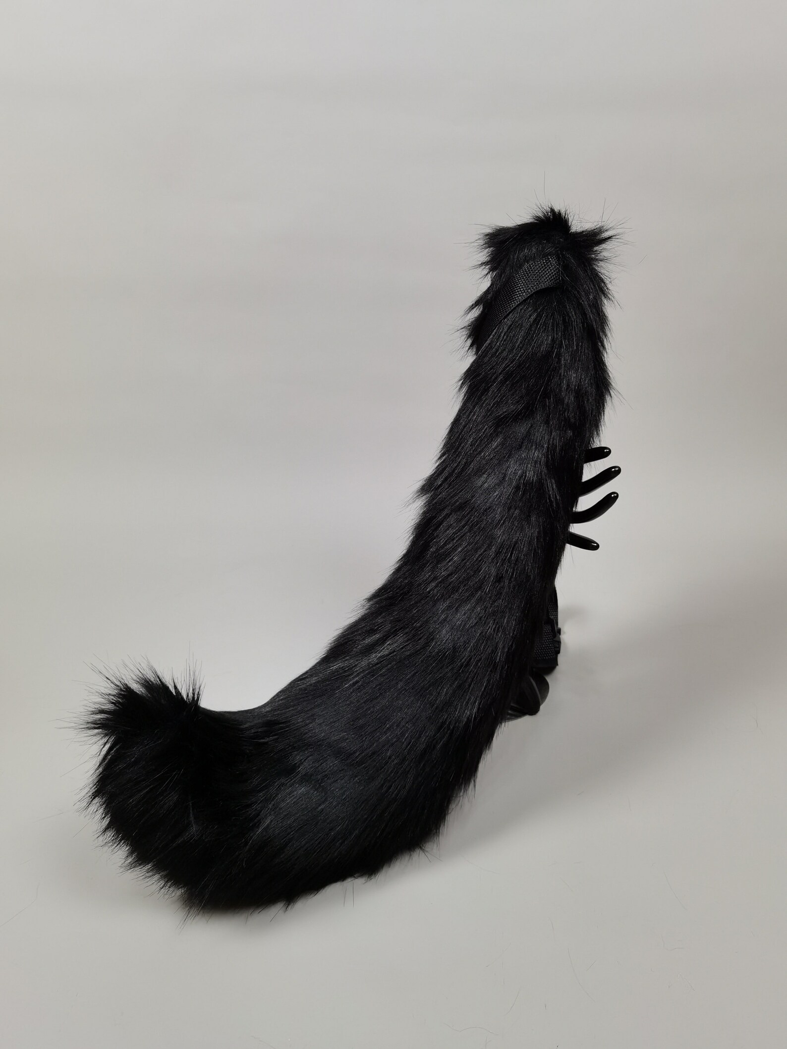 Realistic Wolf Ears And Tail Setwerewolf Ears And Tailblack Etsy