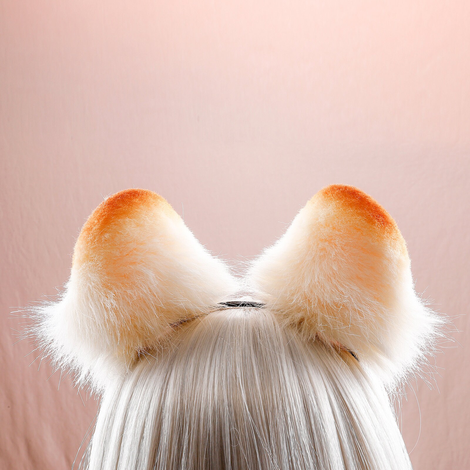 Cute Orange Hamster Ear Headbandorange Neko Ears - Etsy