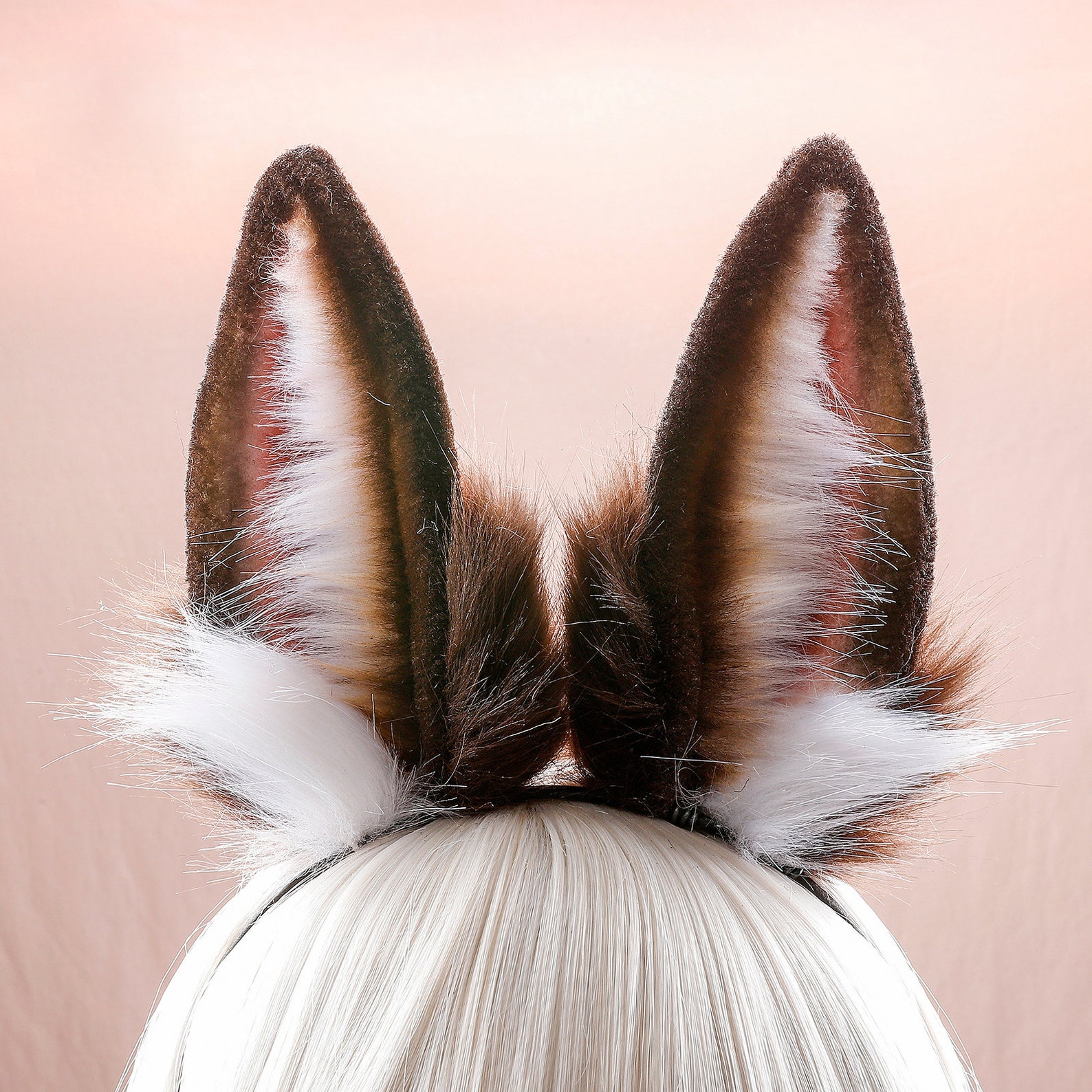 Black Bunny Ears Headbandwhite Bunny Earskawaii Anime | Etsy