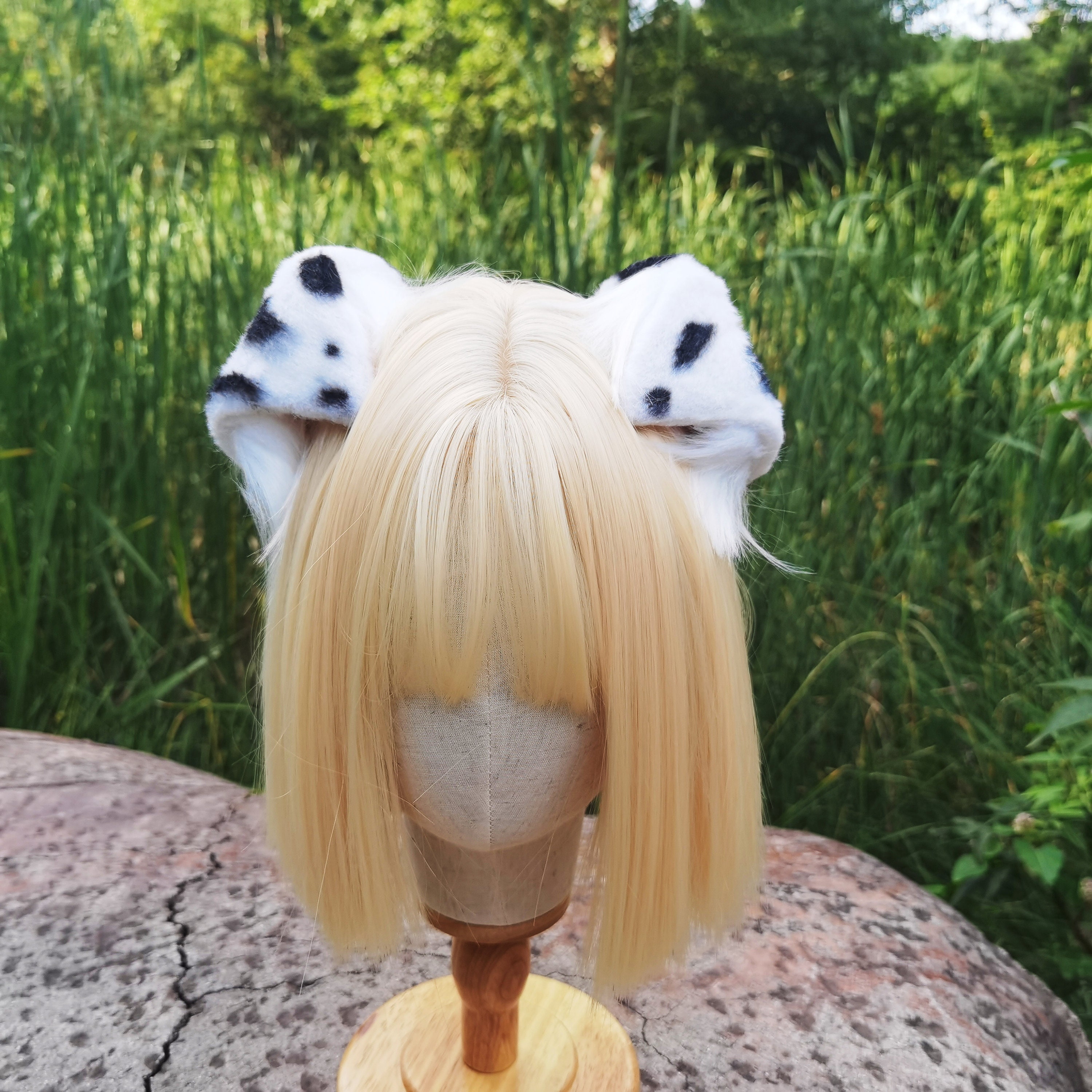 Cute Spotty Dog/dalmatians Ears Headbanddog Earsrealistic - Etsy